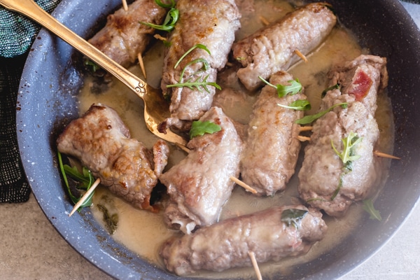 Involtini Italian Beef Roll Ups - A quick and Easy Dinner Idea