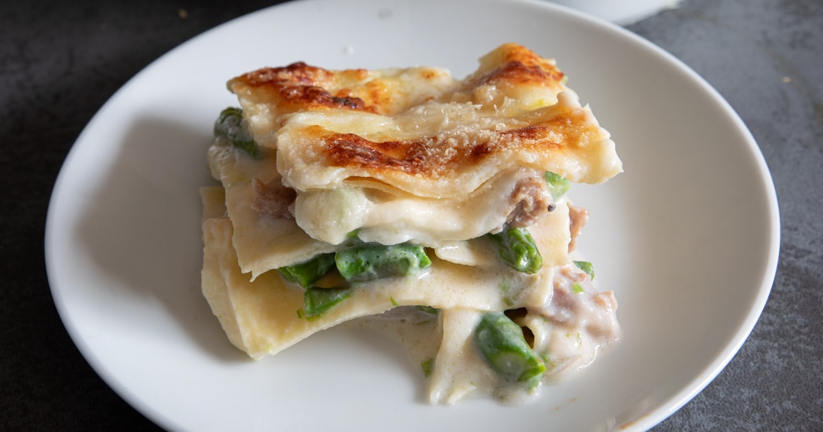 asparagus lasagna - Street Food Spectacle