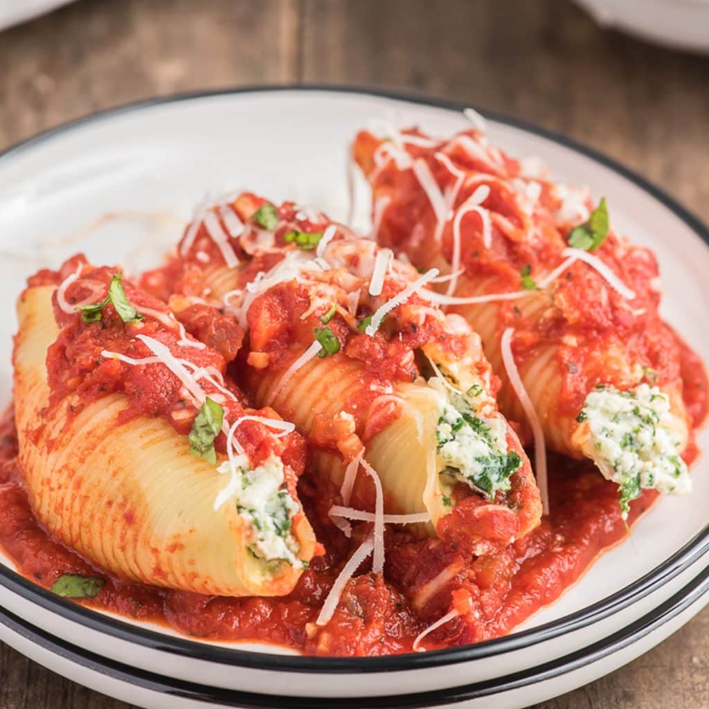 Stuffed Pasta Shells - An Italian in my Kitchen