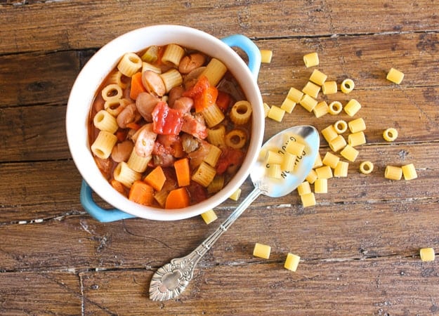 Pasta e Fagioli Pasta and Beans