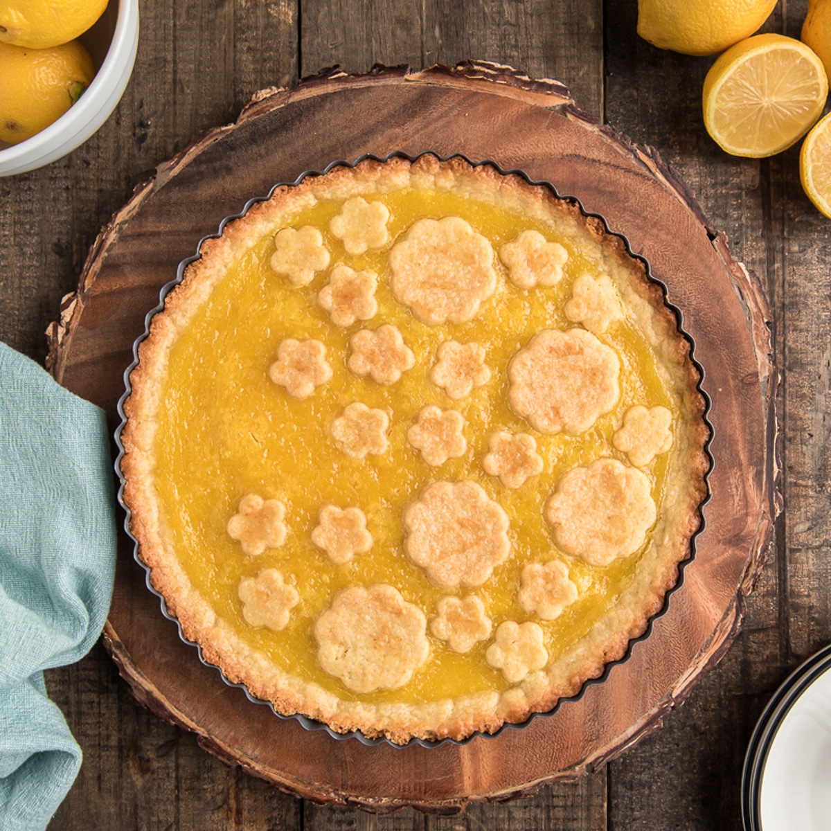 Italian Lemon Tart/Crostata Recipe - An Italian in my Kitchen
