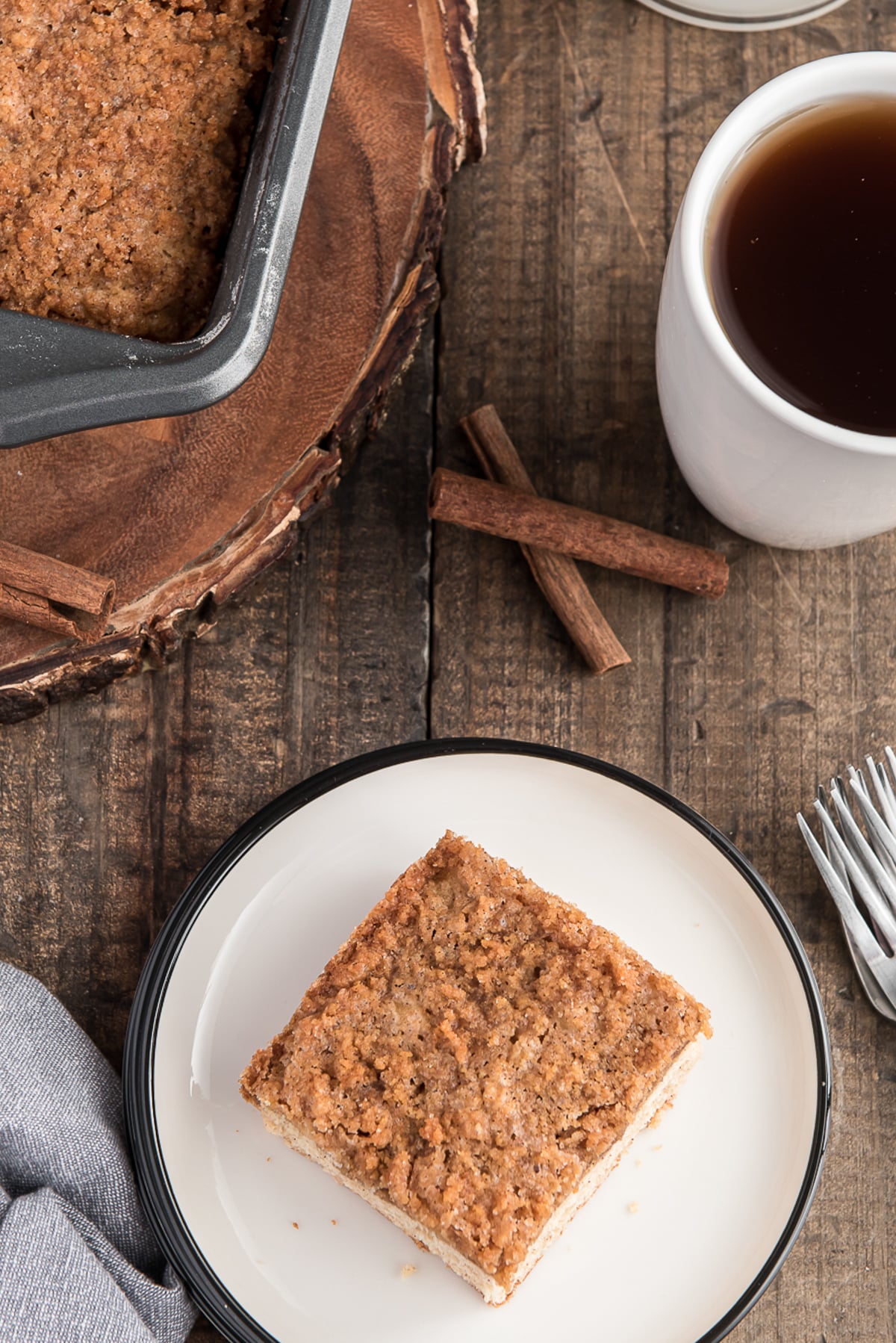 Streusel Cinnamon Coffee Cake Recipe - An Italian in my Kitchen