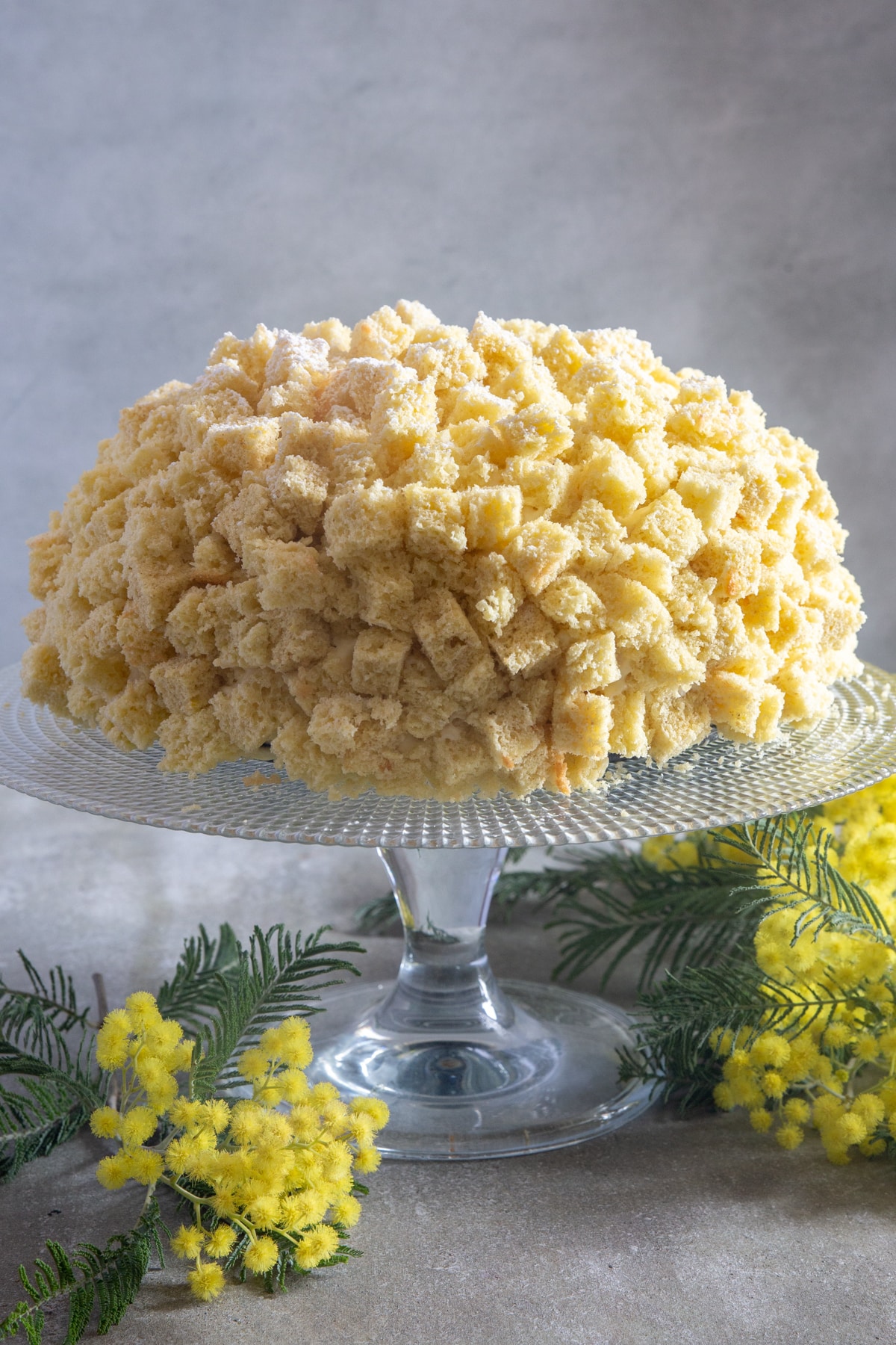 Italian Mimosa Cake Recipe - An Italian in my Kitchen