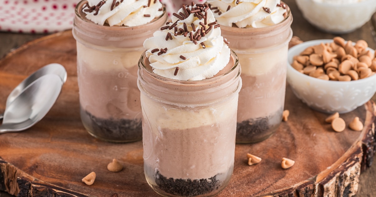Peanut Butter and Chocolate Ice Cream Parfait Recipe - An Italian in my ...