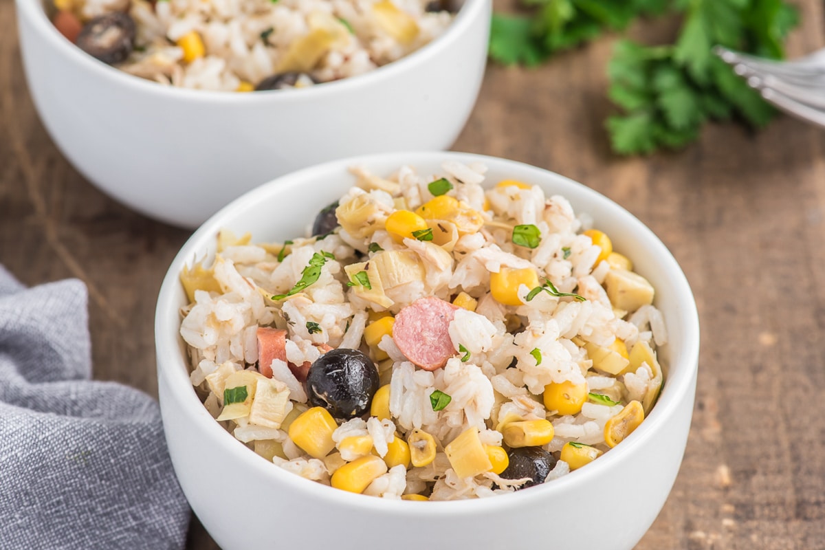 Mediterranean Rice Bowl Recipe - An Italian in my Kitchen