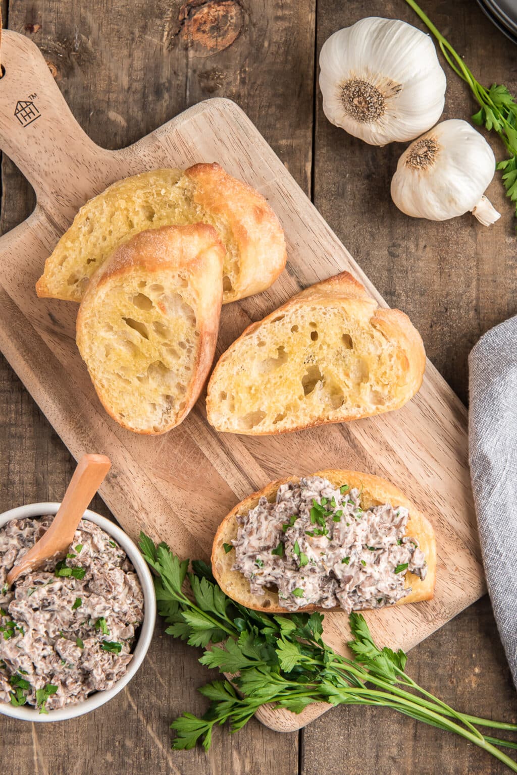 Mushroom Cream Cheese Spread Recipe - An Italian in my Kitchen