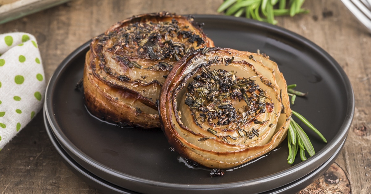 Rosemary Roasted Onions Recipe - An Italian in my Kitchen