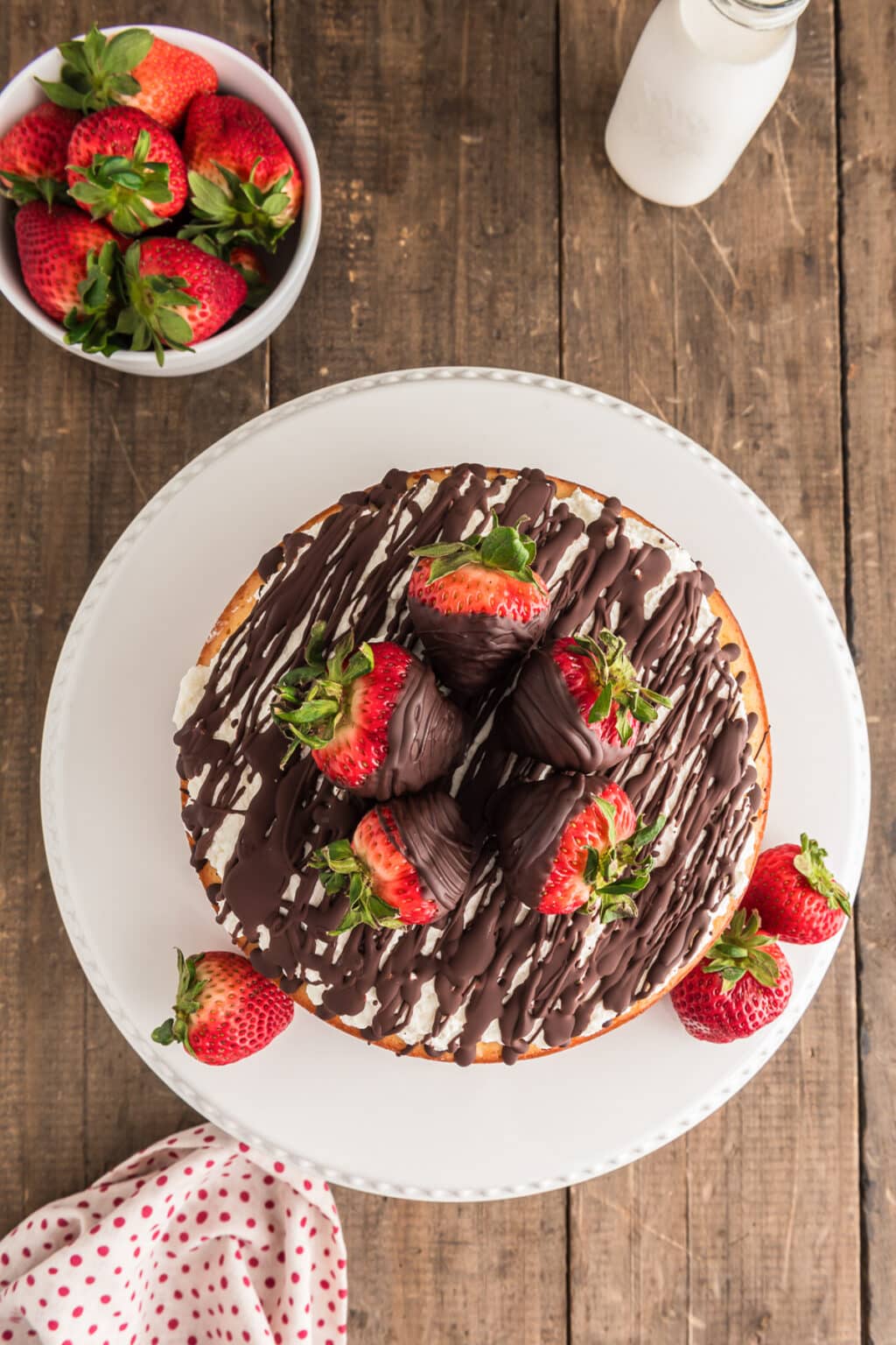 Strawberry Shortcake Cake Recipe - An Italian in my Kitchen