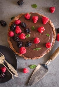Italian Creamy Double Chocolate Pie Recipe - An Italian in my Kitchen