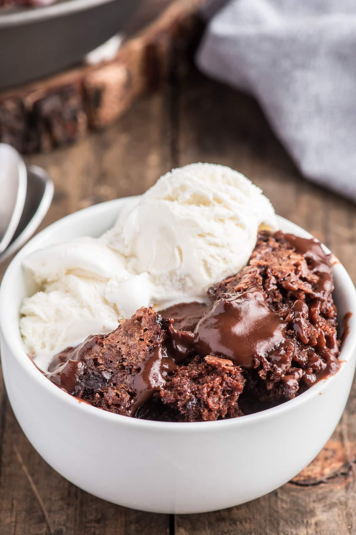 Chocolate Pudding Cake Recipe - An Italian in my Kitchen