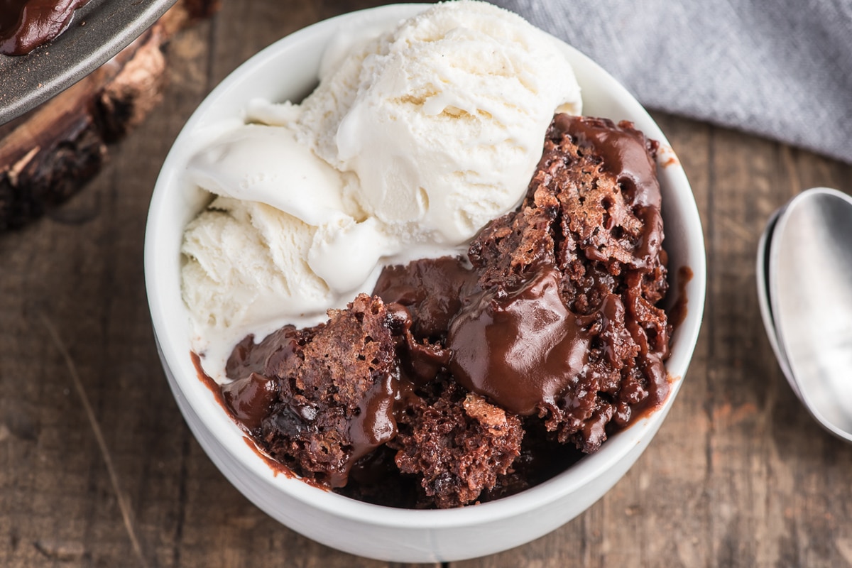 Chocolate Pudding Cake Recipe - An Italian in my Kitchen