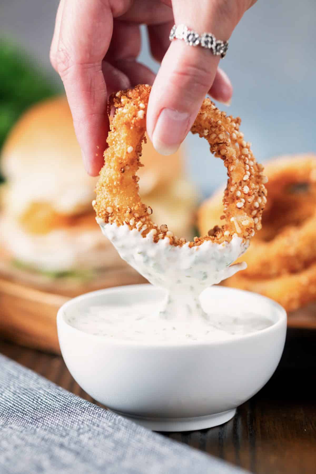 Homemade Crispy Onion Rings Recipe - An Italian in my Kitchen