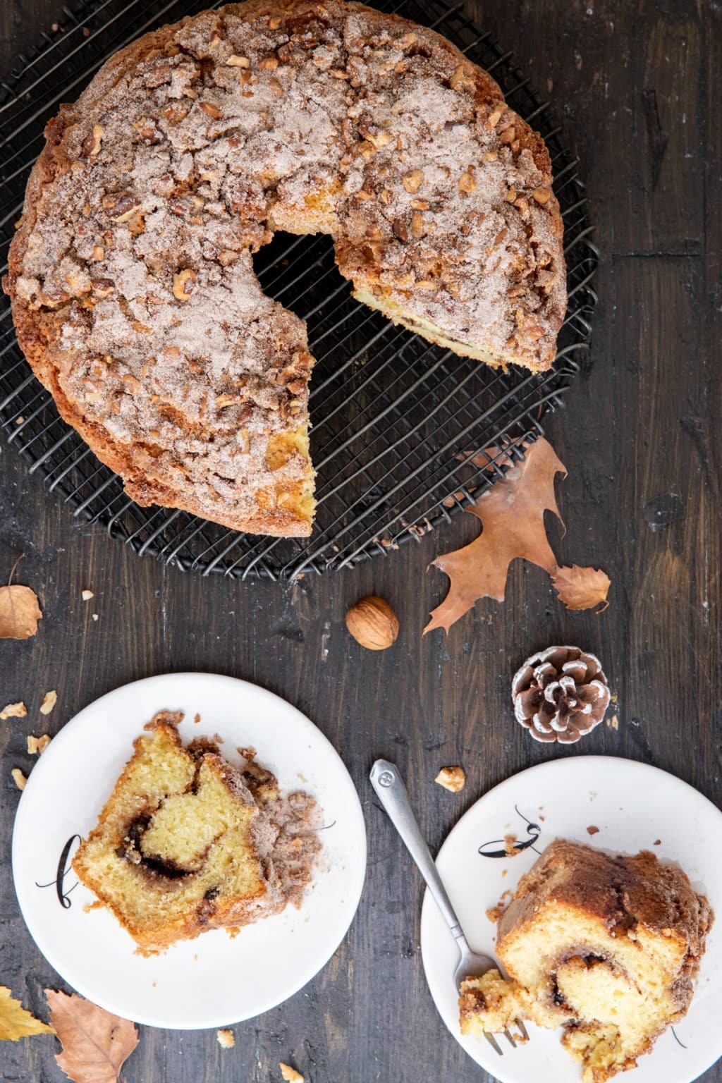 Cinnamon Walnut Coffee Cake