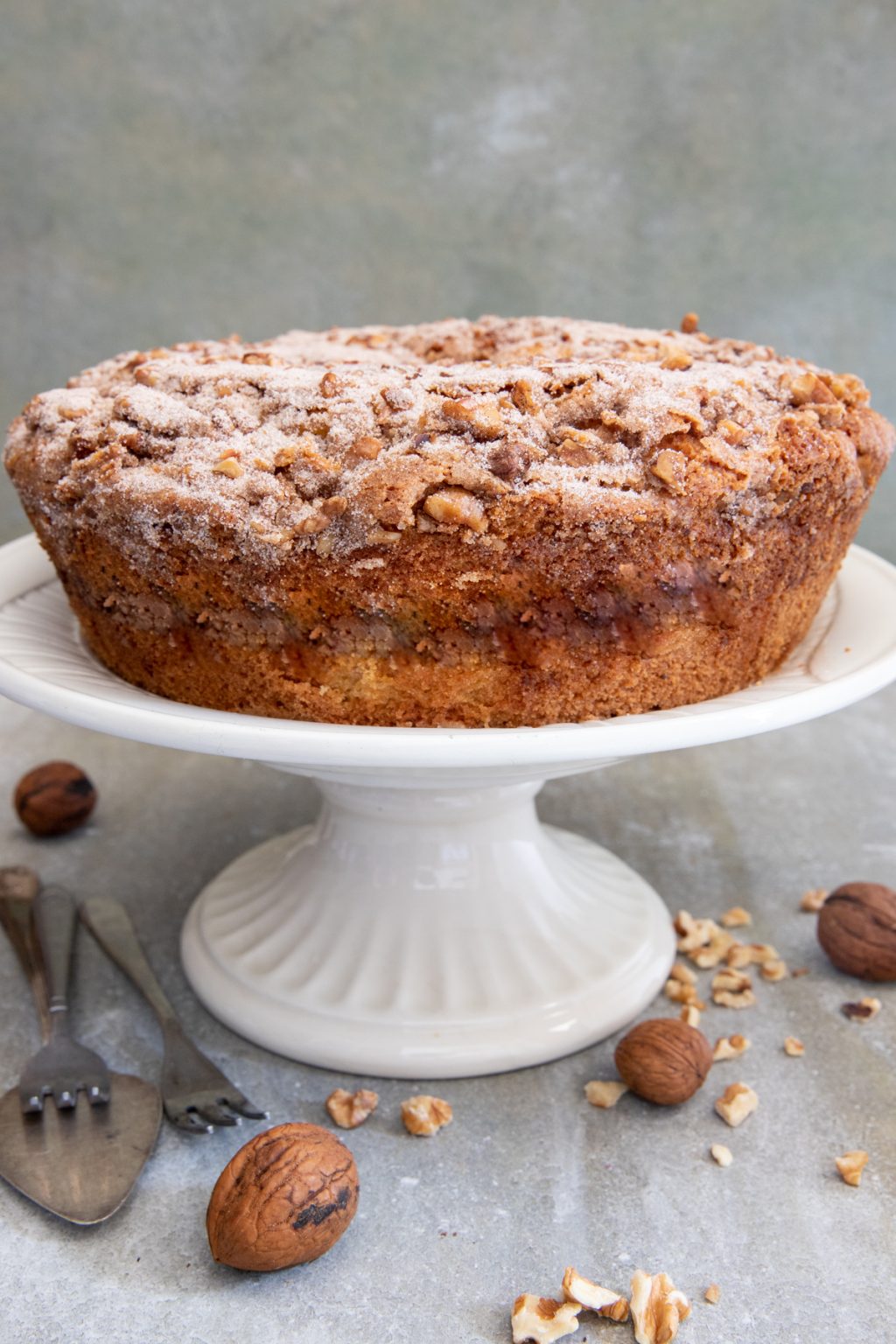 Cinnamon Walnut Coffee Cake