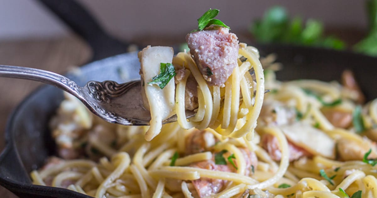Italian Seafood Linguine Recipe - An Italian in my Kitchen