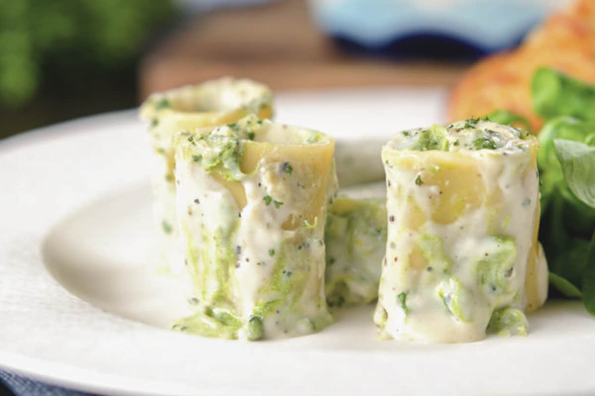 Stuffed Baked Paccheri Recipe - An Italian in my Kitchen