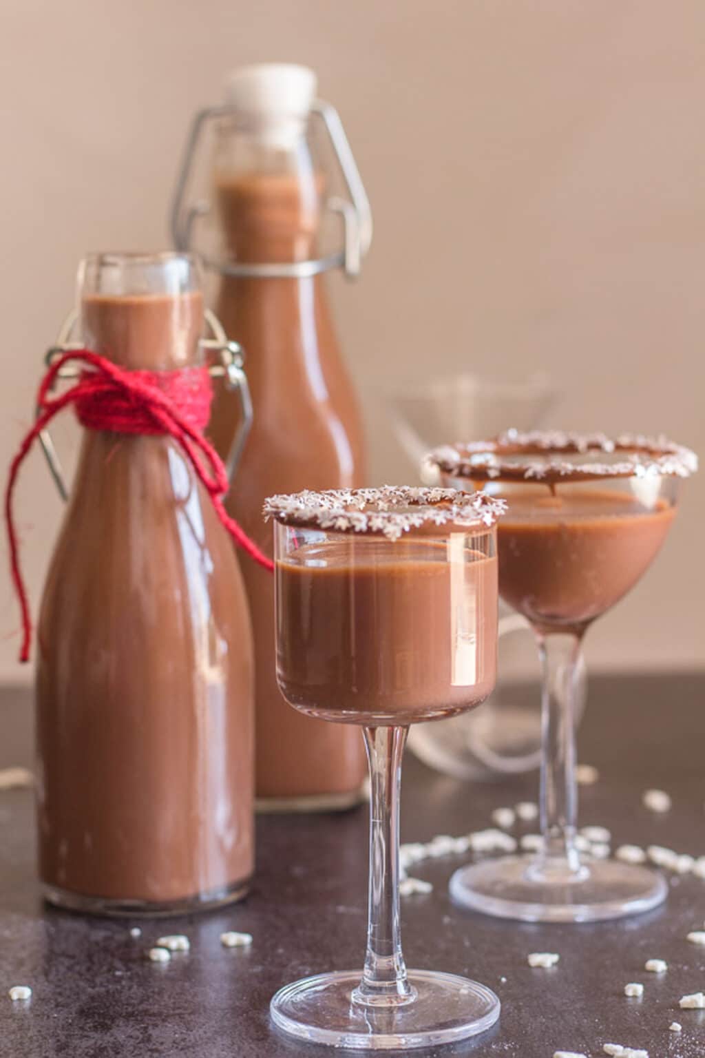 Homemade Creamy Nutella Liqueur Recipe - An Italian in my Kitchen