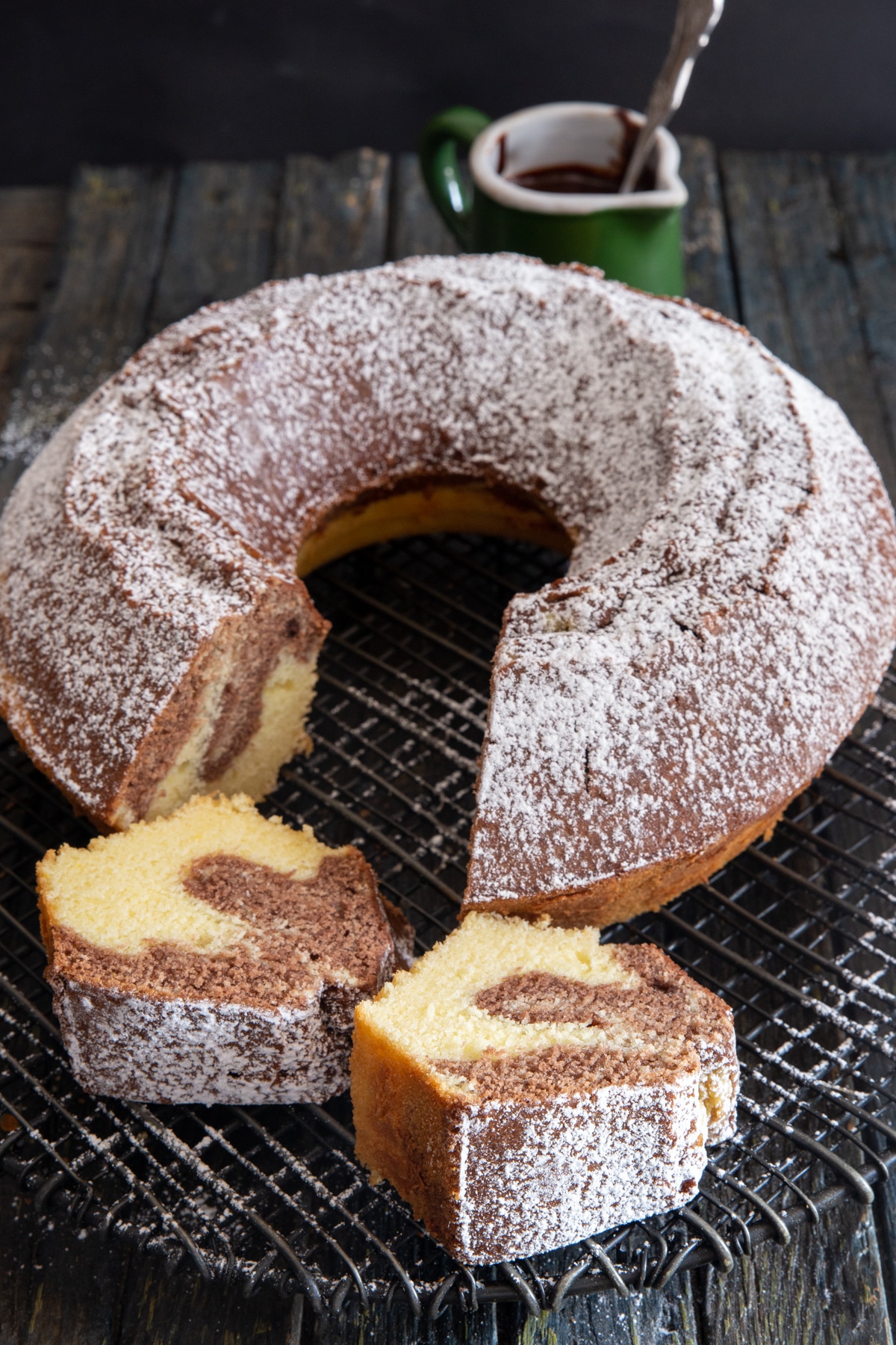 Easy Italian Marble Cake - An Italian in my Kitchen