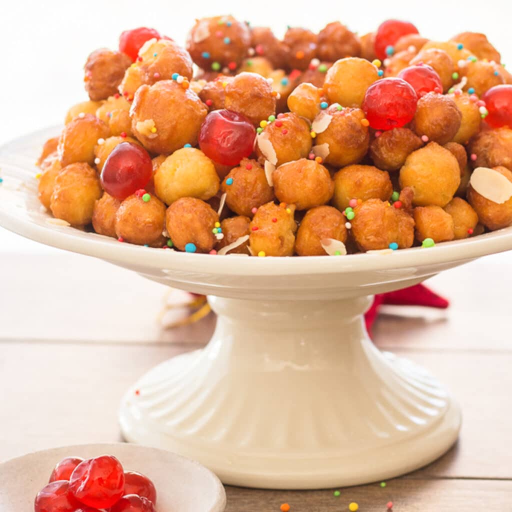 Authentic Italian Struffoli Recipe - An Italian in my Kitchen