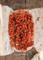 Italian Baked Fish Marinara - A healthy Baked Fish Recipe