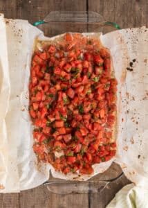 Italian Baked Fish Marinara - A healthy Baked Fish Recipe