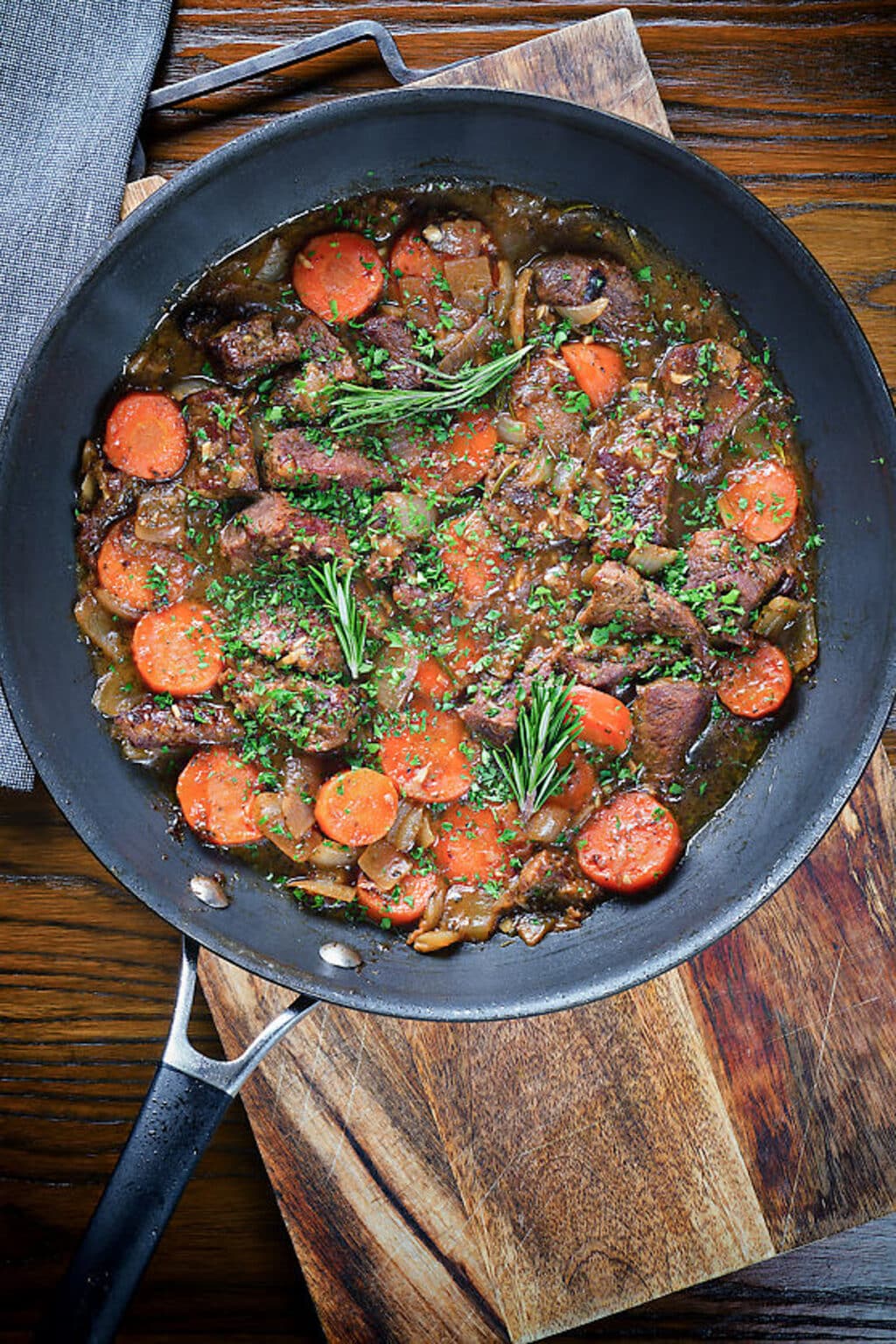 Beef with White Wine Sauce Recipe - An Italian in my Kitchen