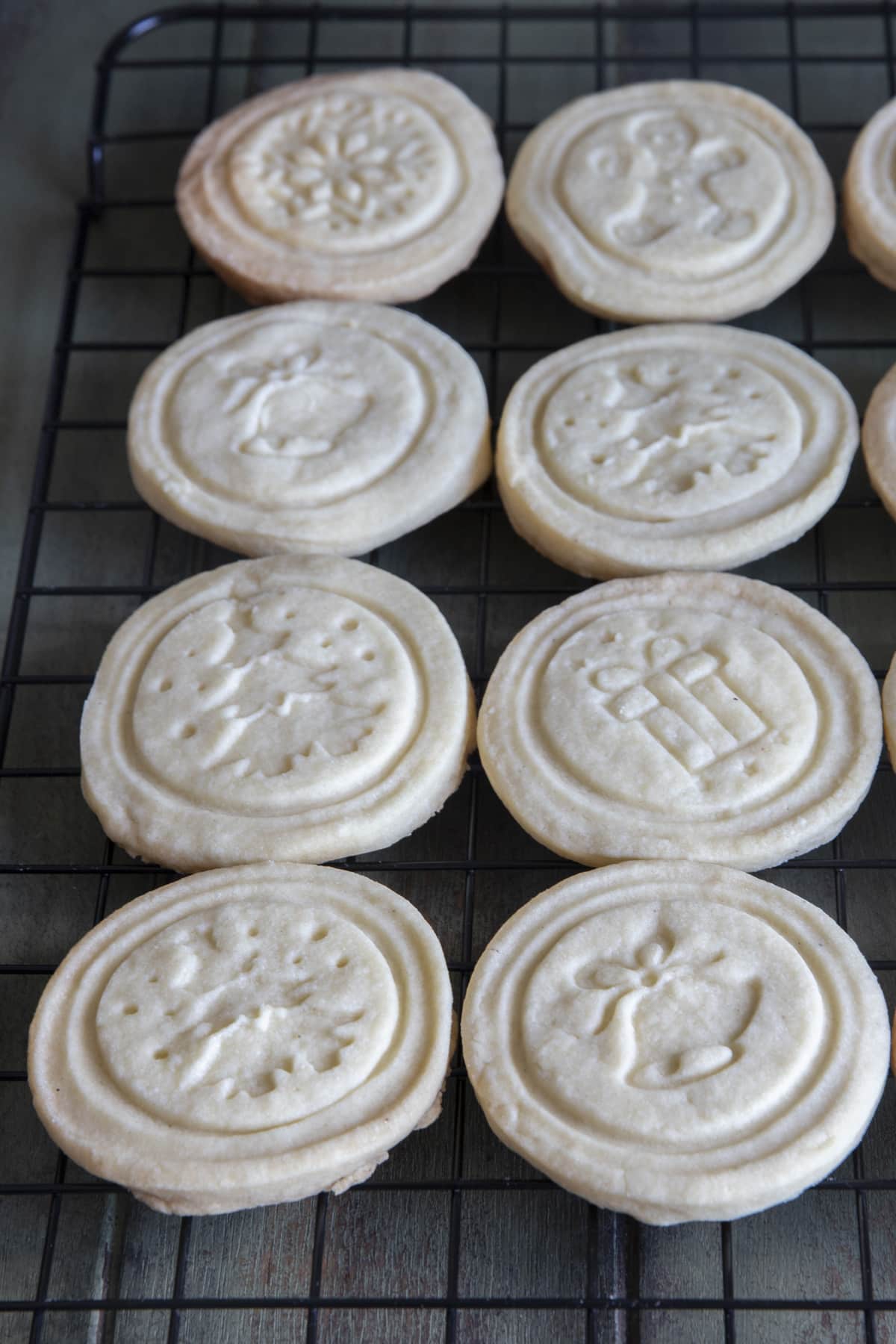 Stamped Shortbread Cookies Recipe - An Italian in my Kitchen