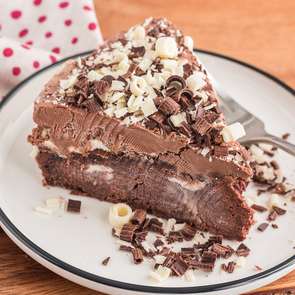Double Chocolate Mousse Cake Recipe - An Italian in my Kitchen