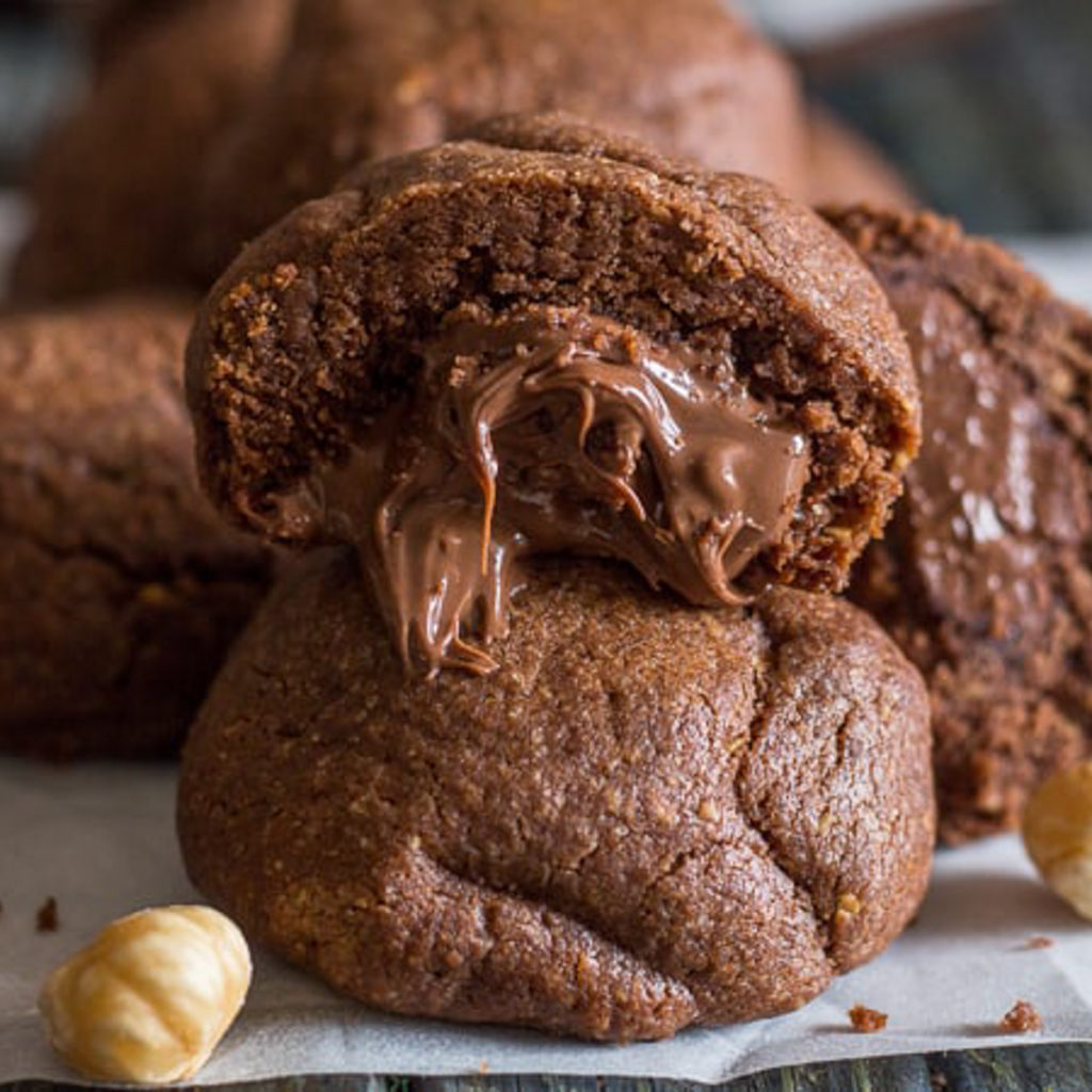 Stuffed Nutella Cookies Recipe - An Italian in my Kitchen