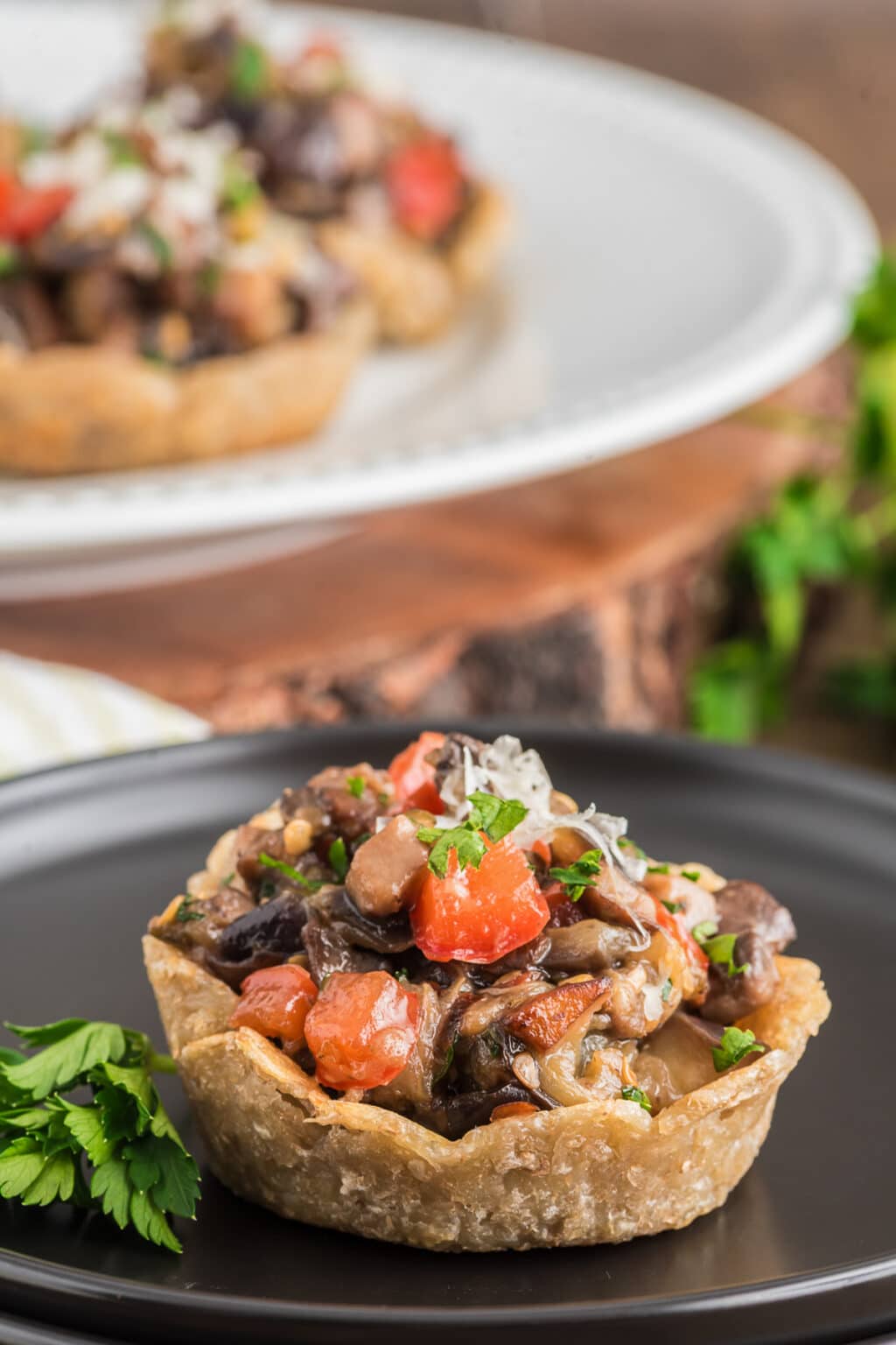 Vegetable Stuffed Potato Parmesan Cheese Baskets - Street Food Spectacle
