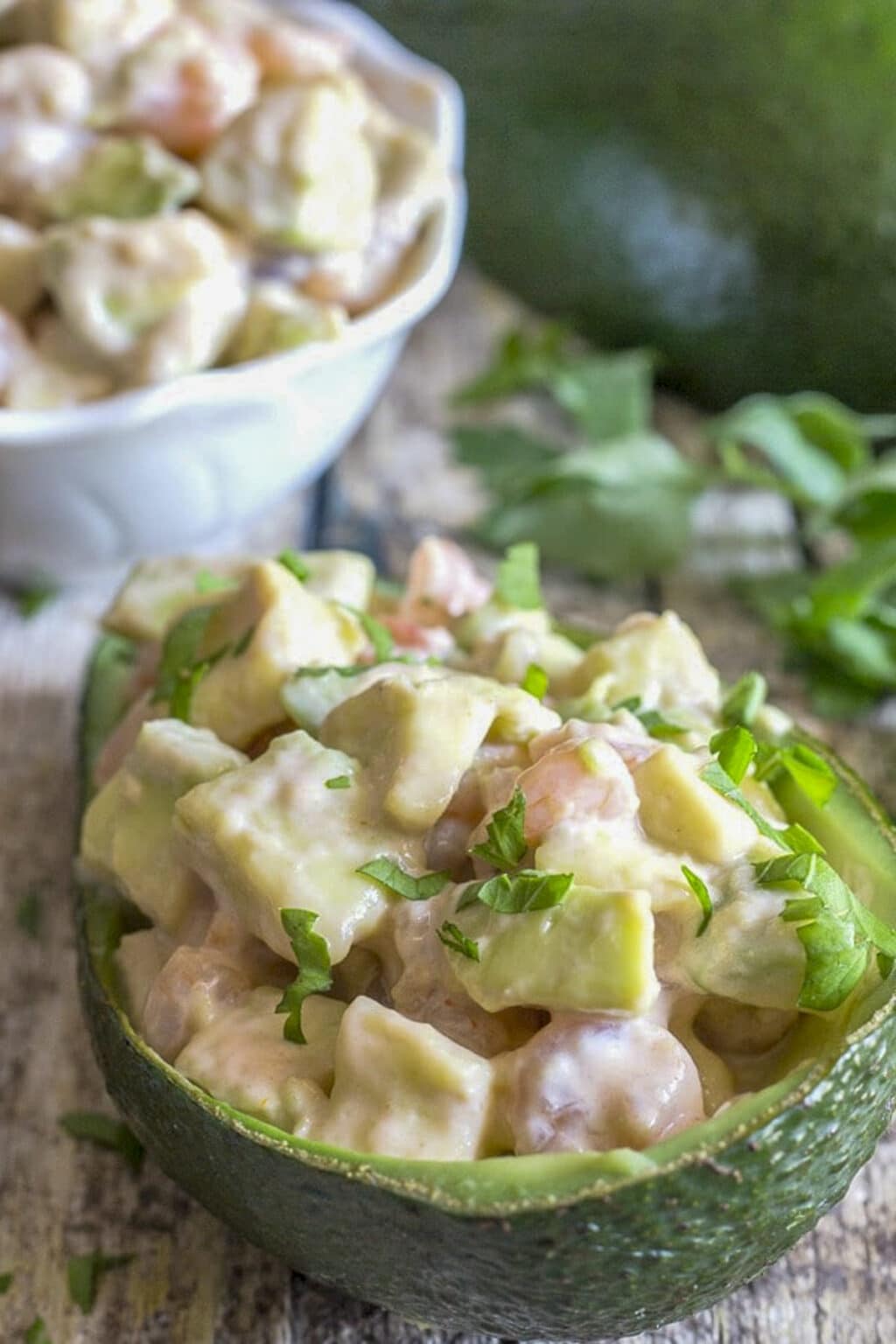 Easy Shrimp Stuffed Avocado Recipe - An Italian in my Kitchen