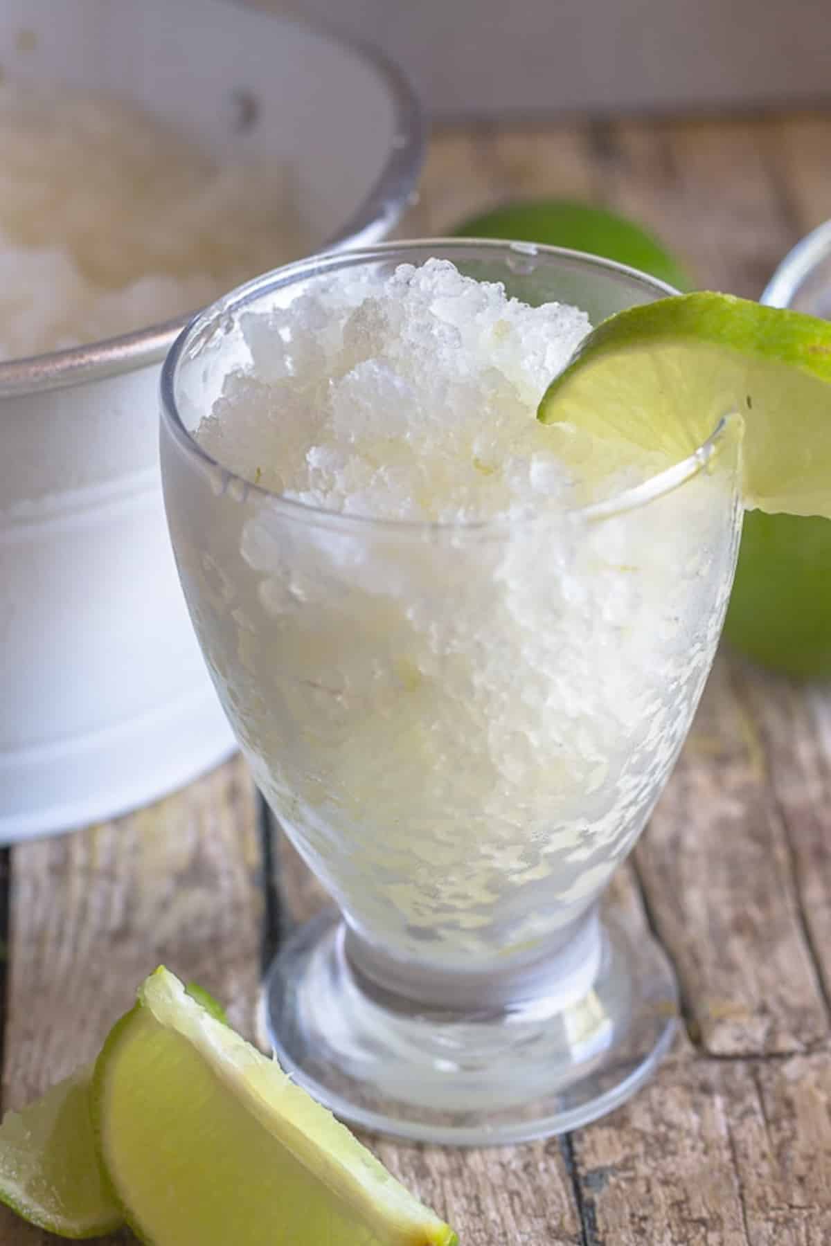 Simple Lime Granita Two Methods Recipe - Street Food Spectacle