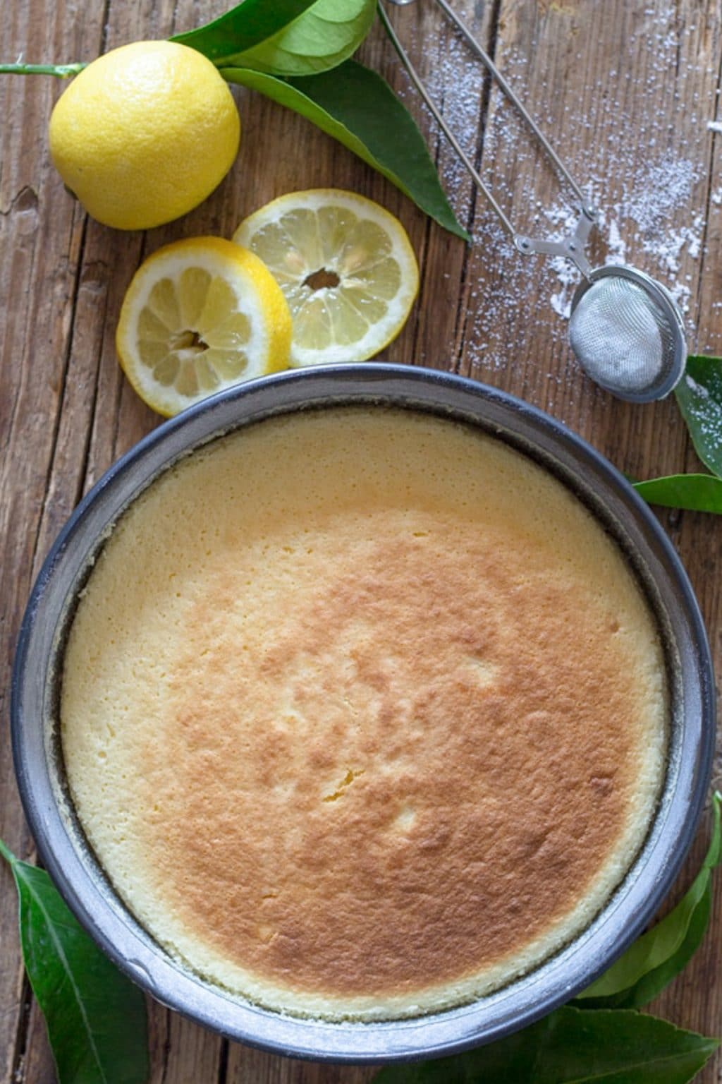 Lemon Pudding Cake Recipe - An Italian in my Kitchen