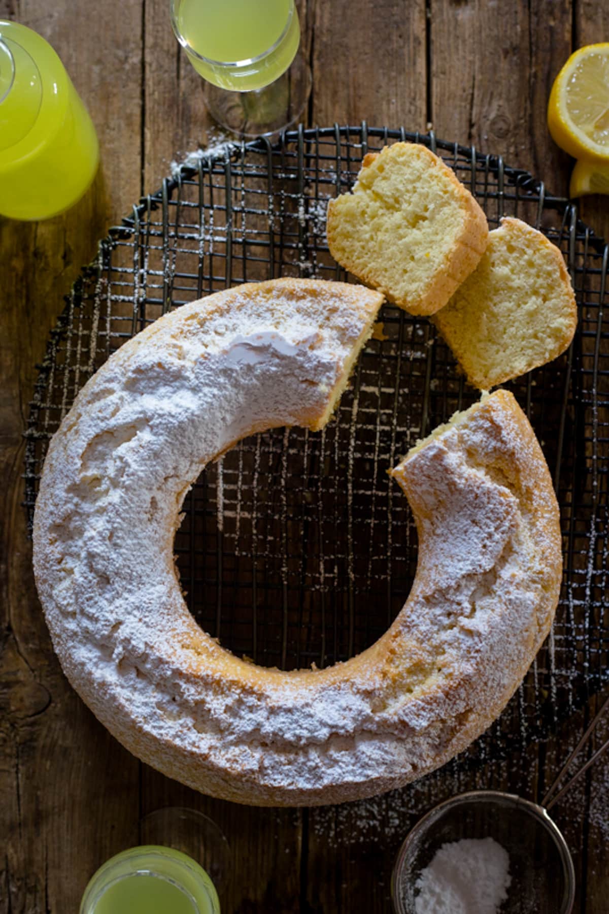 Homemade Limoncello Cake Recipe - An Italian in my Kitchen