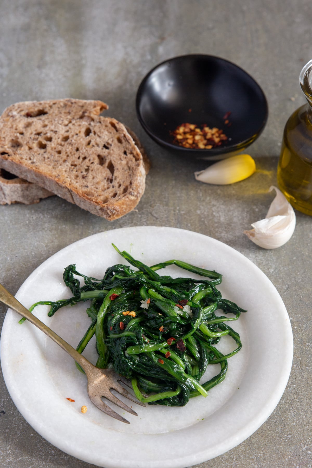 Italian Sauteed Chicory Greens - An Italian in my Kitchen