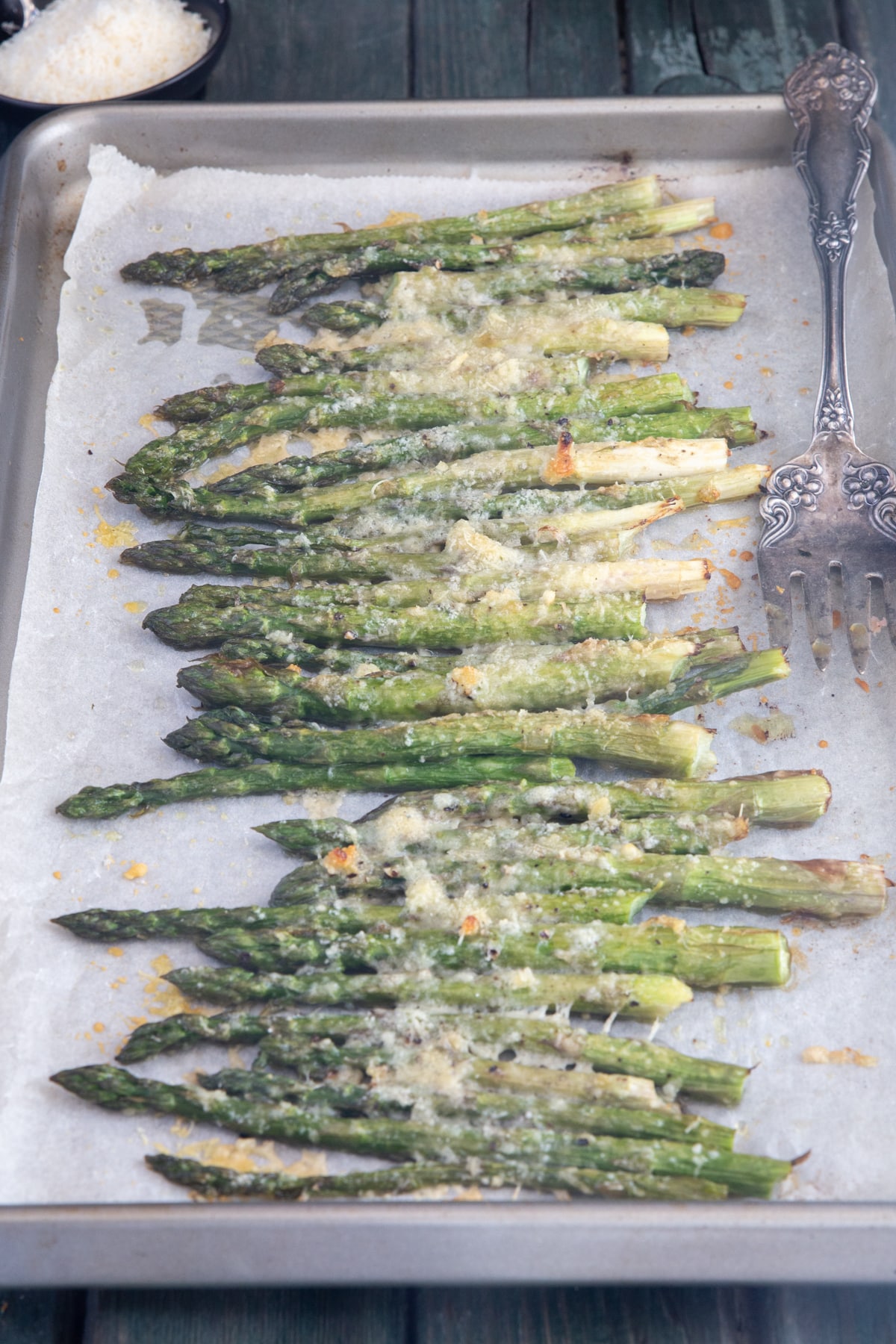 Parmesan Roasted Asparagus Recipe - An Italian in my Kitchen