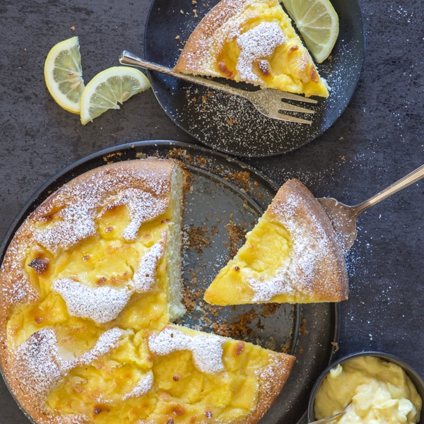 Italian Pastry Cream filled Lemon Cake Recipe Recipe - An Italian in my ...