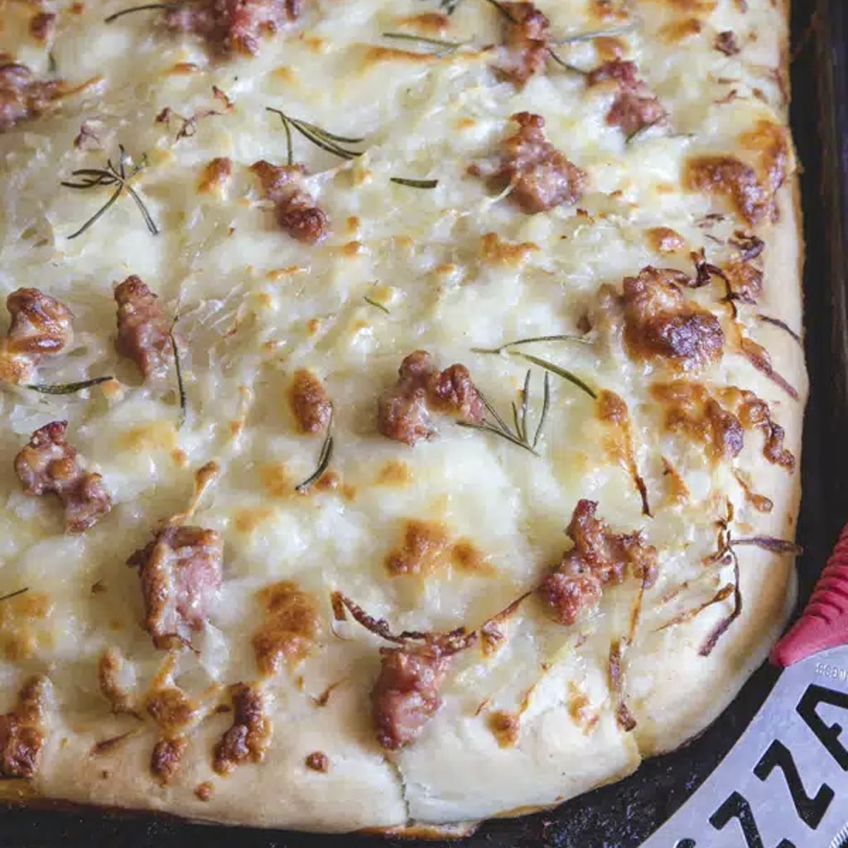 Homemade Potato Pizza - Two Ways Recipe - An Italian in my Kitchen