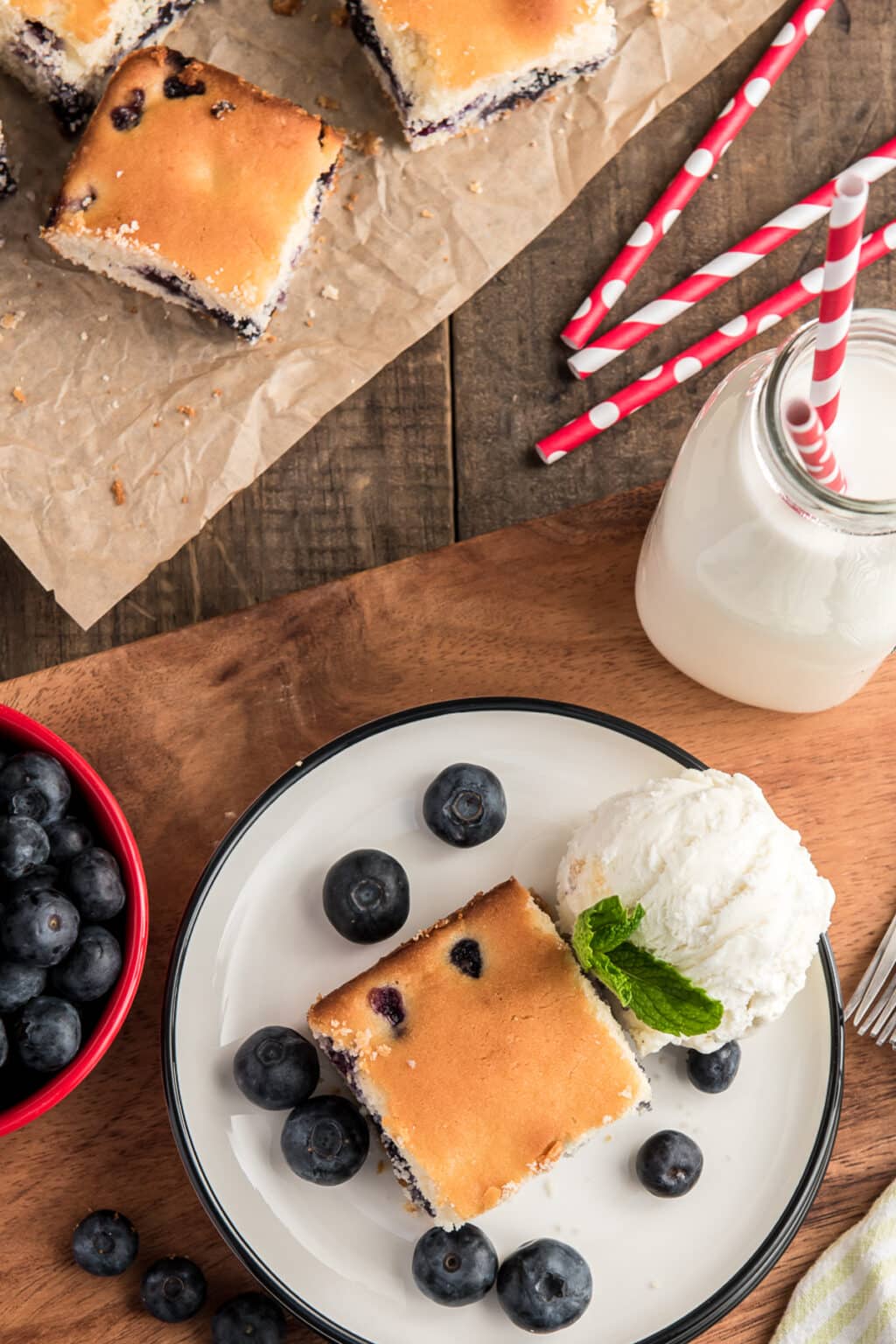 Easy Blueberry Bars Recipe - An Italian in my Kitchen