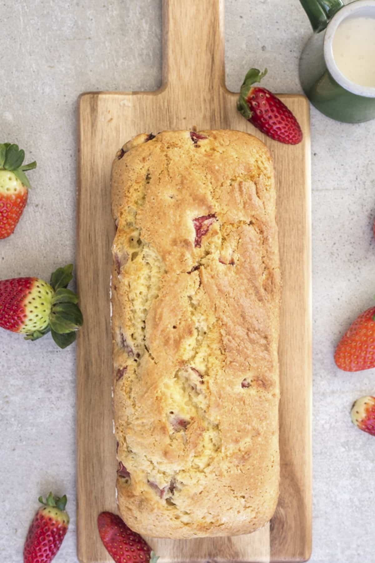 Fresh Strawberry Bread Recipe - An Italian in my Kitchen