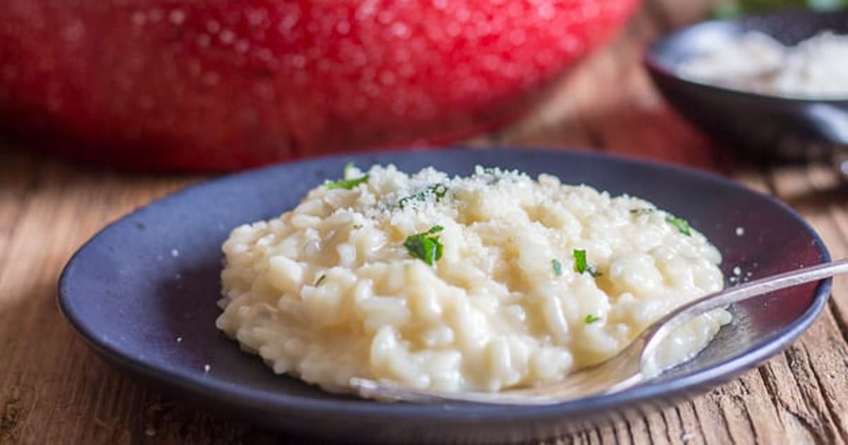 Italian Four Cheese Risotto Recipe - An Italian in my Kitchen