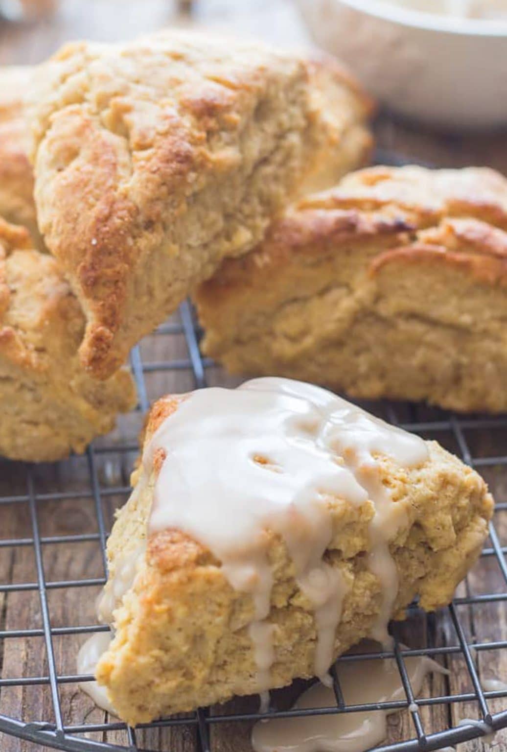 Glazed Cinnamon Scones Recipe - An Italian in my Kitchen