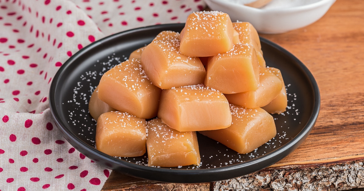 Creamy Outdated Normal Caramel Candies Recipe - Street Food Spectacle