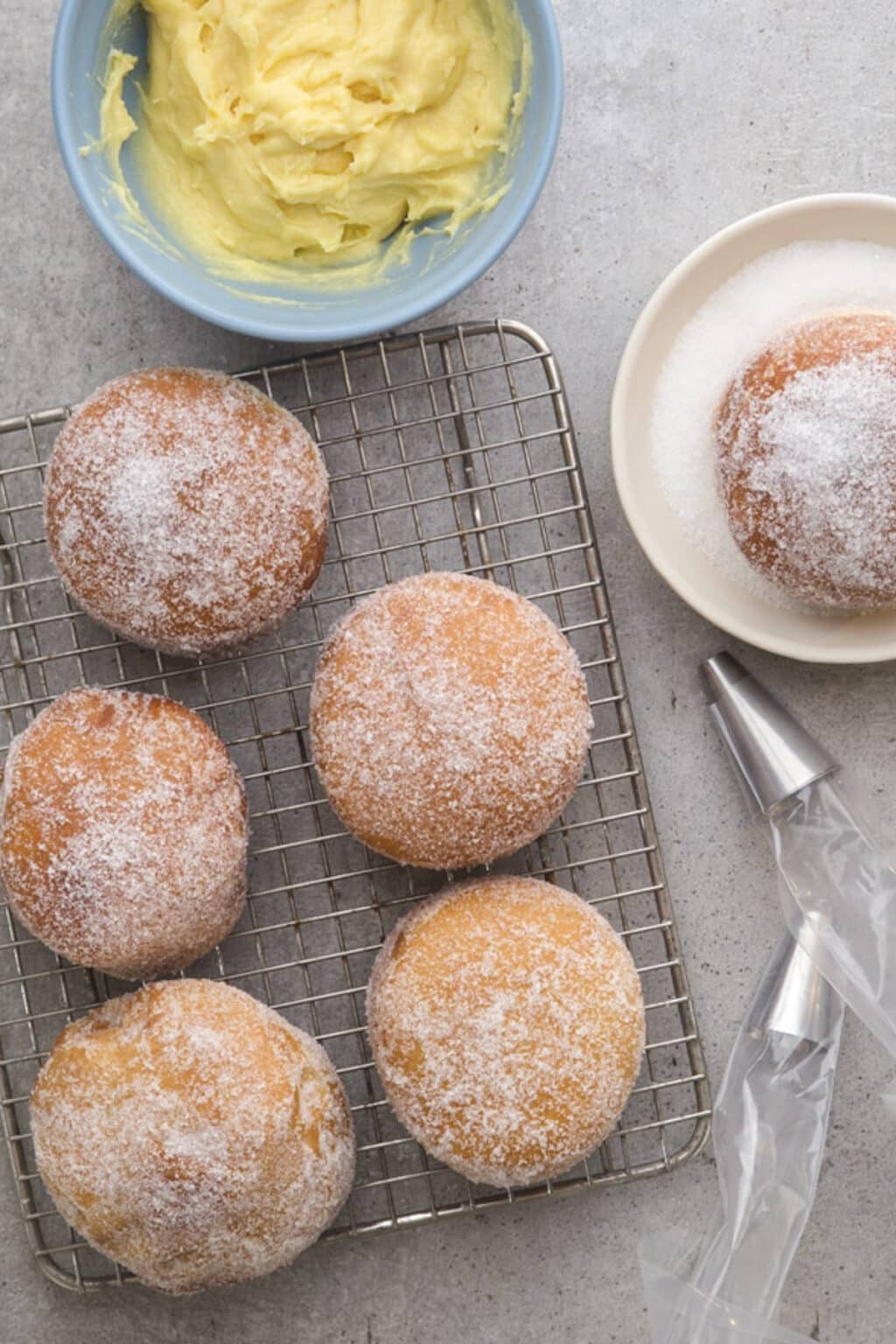 Italian Donuts - Bomboloni Recipe - An Italian in my Kitchen