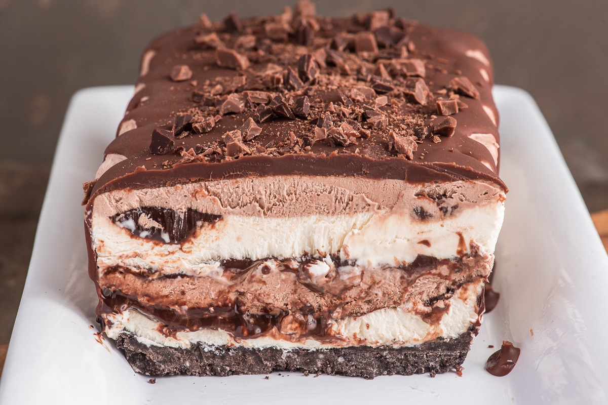 Chocolate Ice Cream Cake Recipe - An Italian in my Kitchen