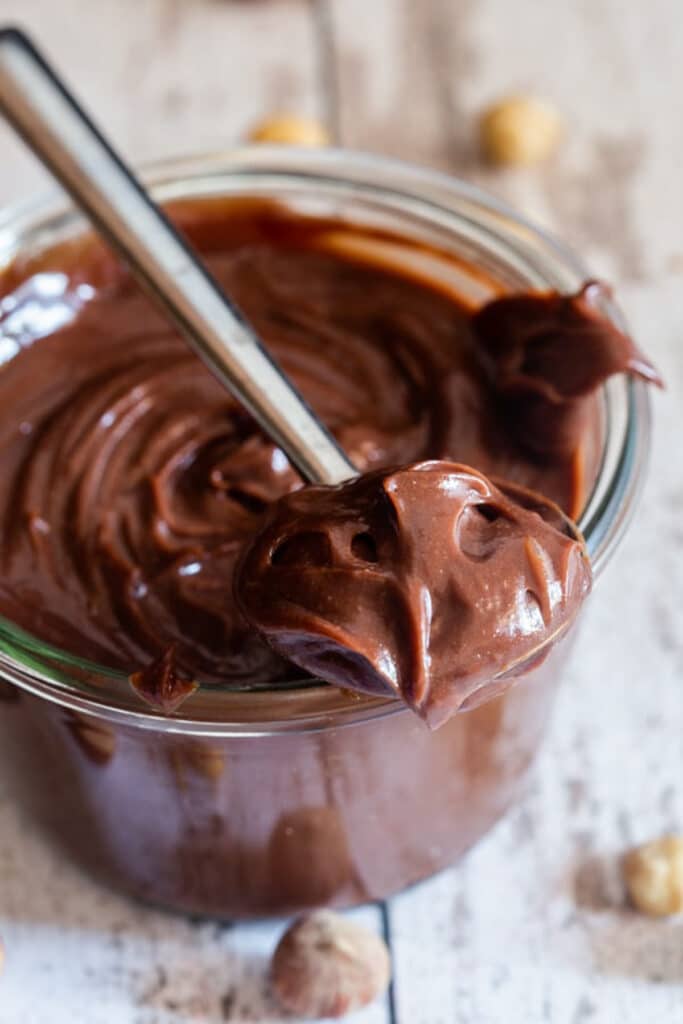 Homemade Nutella / Hazelnut Chocolate Cream Spread - MySpecialFood.com