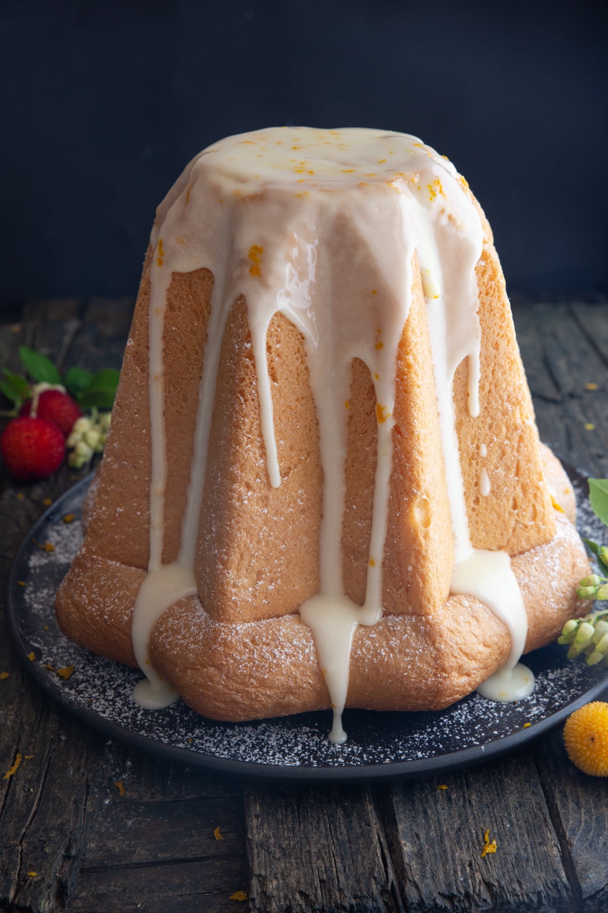 Pandoro Italian Christmas Cake Recipe - An Italian in my Kitchen