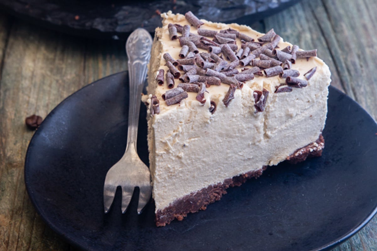 No-Bake Coffee Cheesecake Recipe - An Italian in my Kitchen
