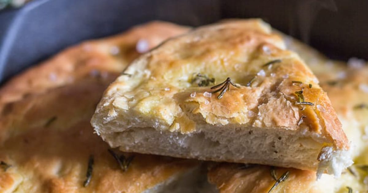 Italian Focaccia Bread Recipe - An Italian in my Kitchen