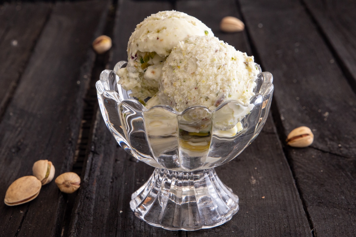 No-Churn Pistachio Ice Cream Recipe - An Italian in my Kitchen